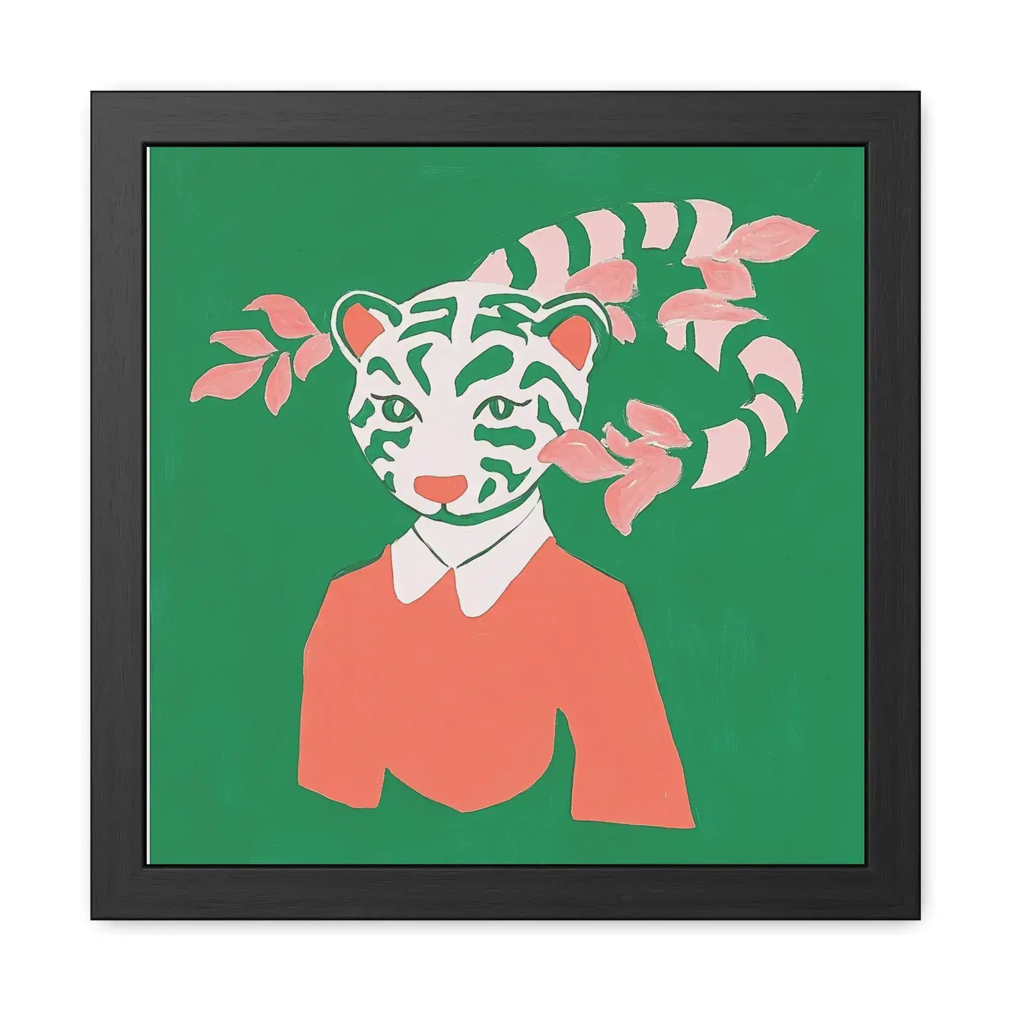 Whimsical Tiger Portrait Wall Art – MAIA HOMES