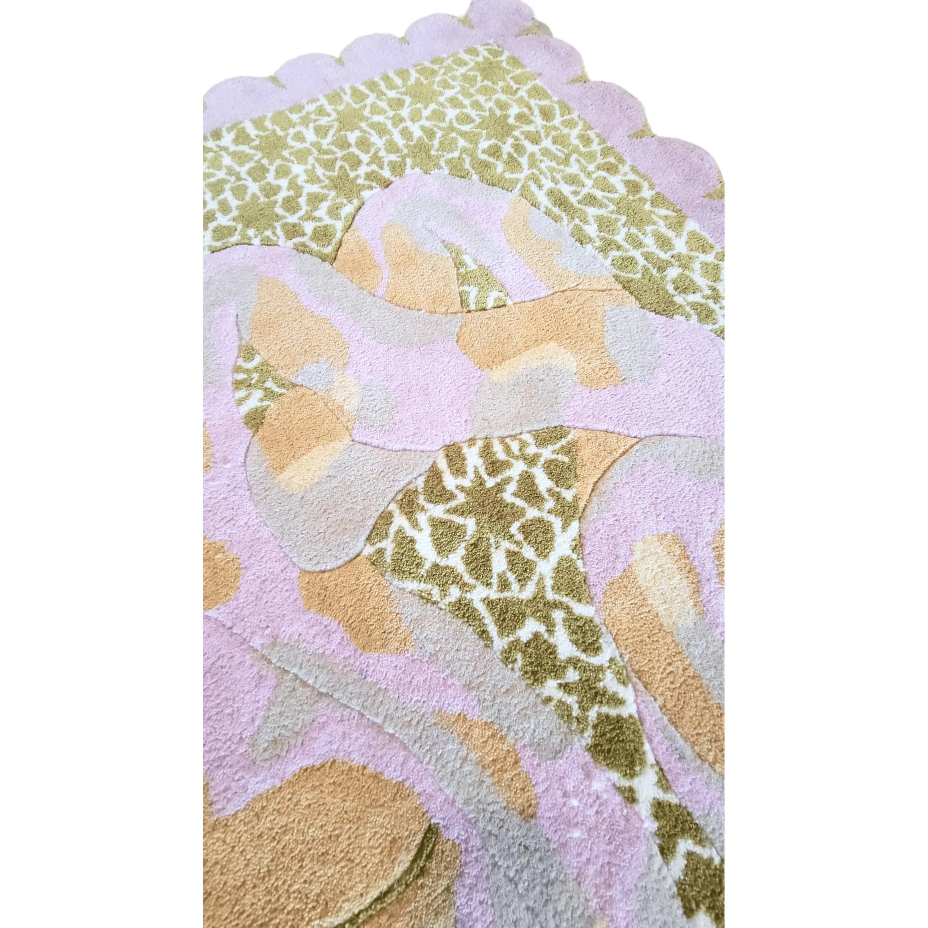 Scalloped Serpentine Duo Harmony Hand Tufted Rug – MAIA HOMES