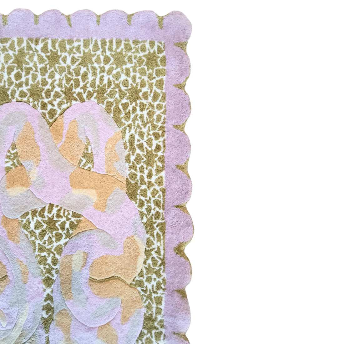 Scalloped Serpentine Duo Harmony Hand Tufted Rug – MAIA HOMES