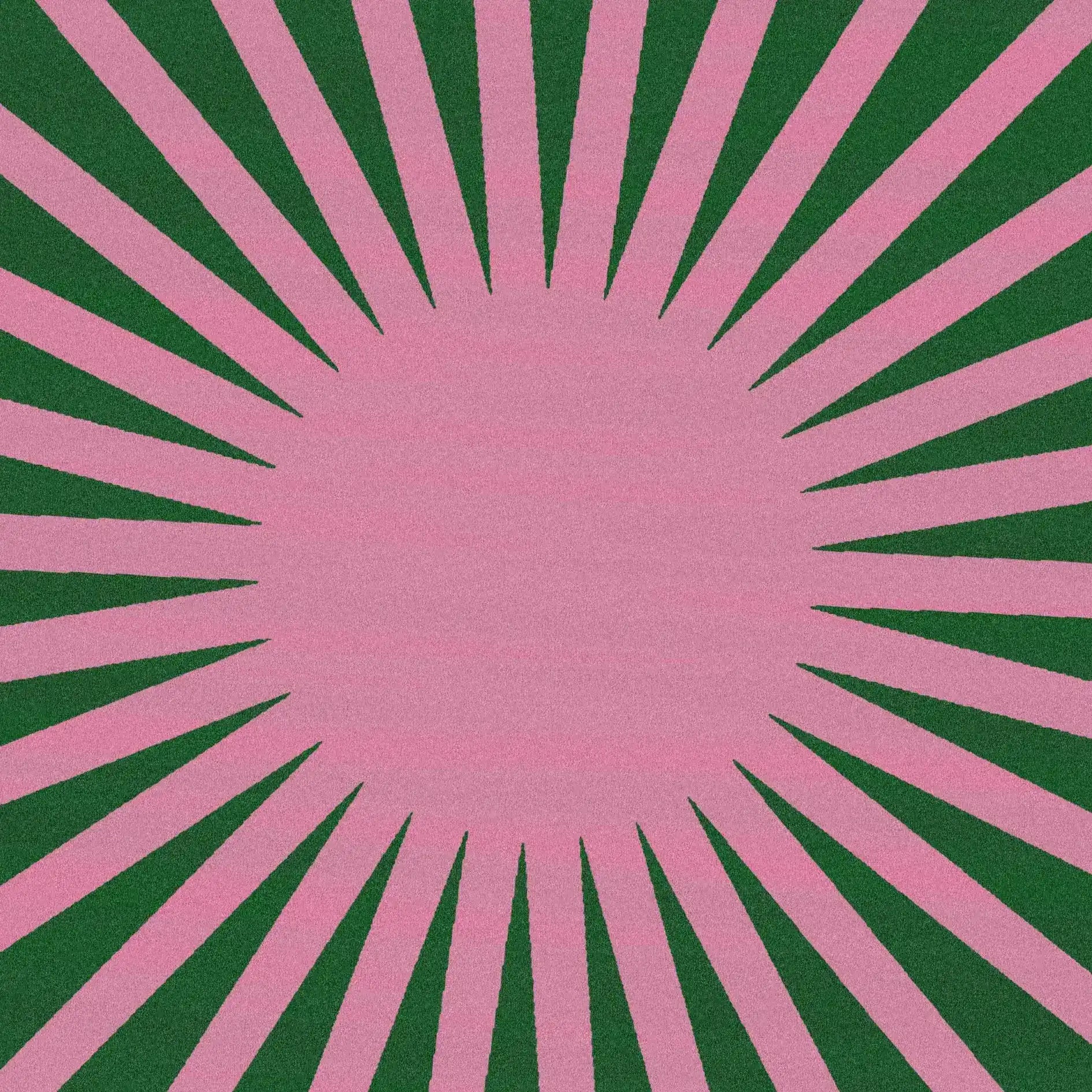 Contemporary Green and Pink Ray Round Hand Tufted Wool Rug – MAIA HOMES