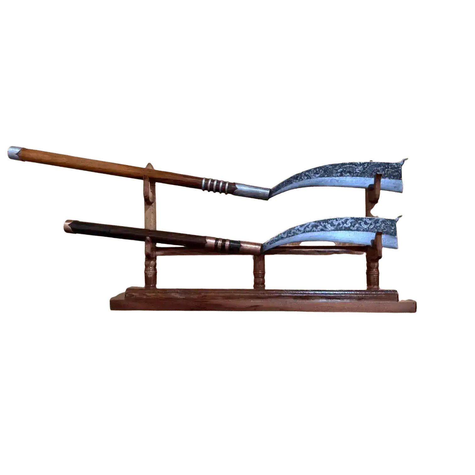 Hand Engraved Khmer Machete Knife with Long Handle – MAIA HOMES