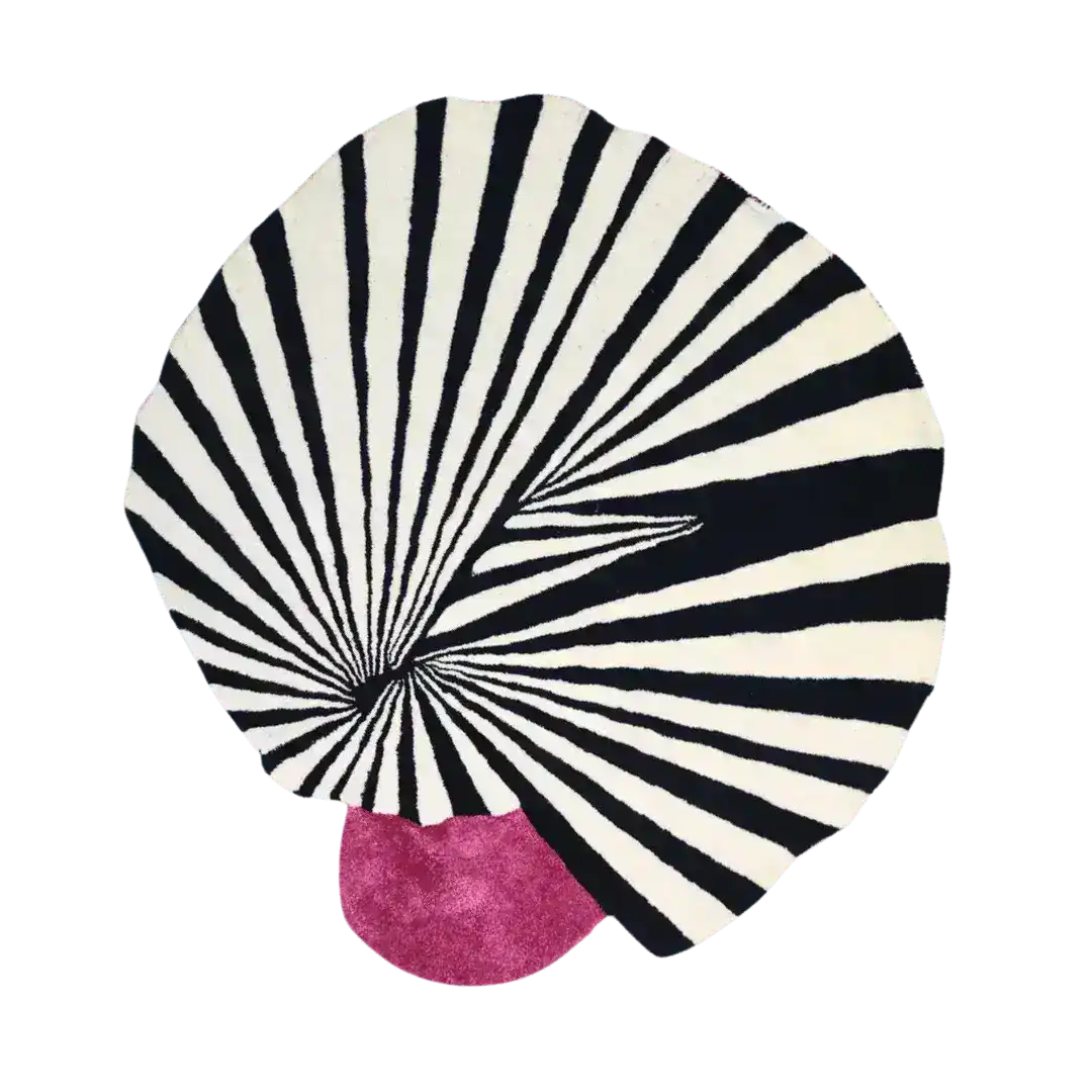 Step onto the Pink Sun Hand Tufted Wool Rug – MAIA HOMES