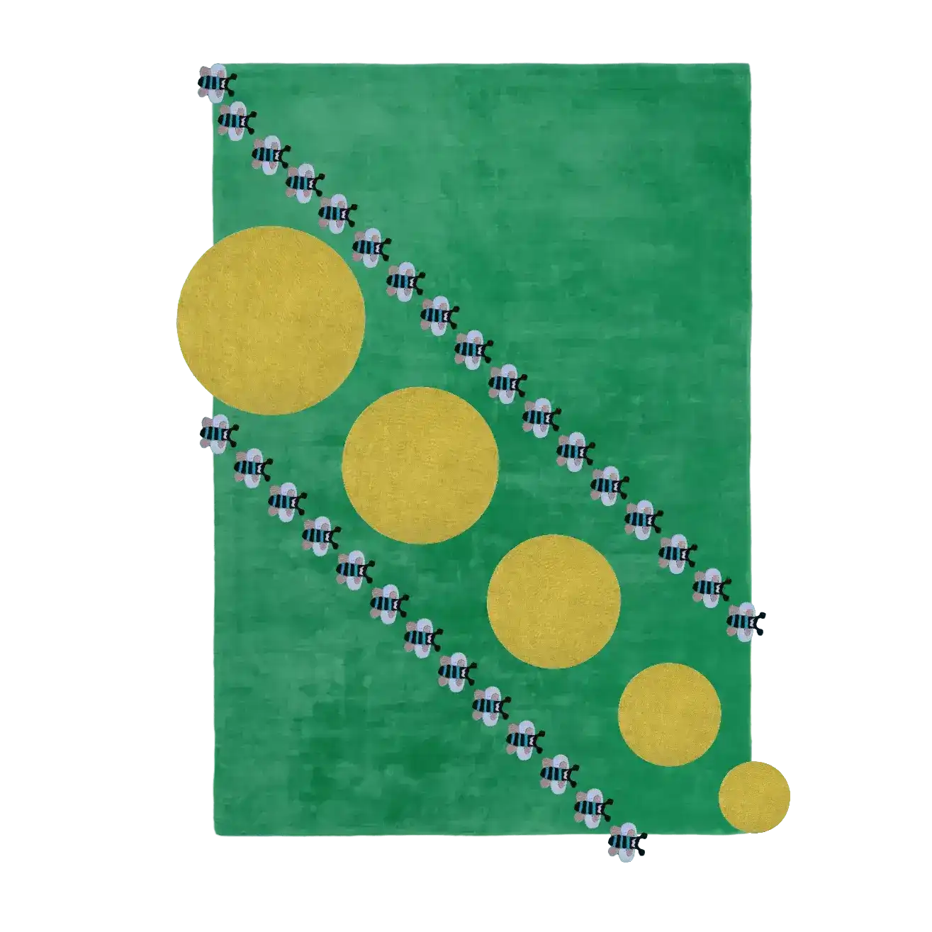 Bees and Suns Hand Tufted Wool Rug – MAIA HOMES