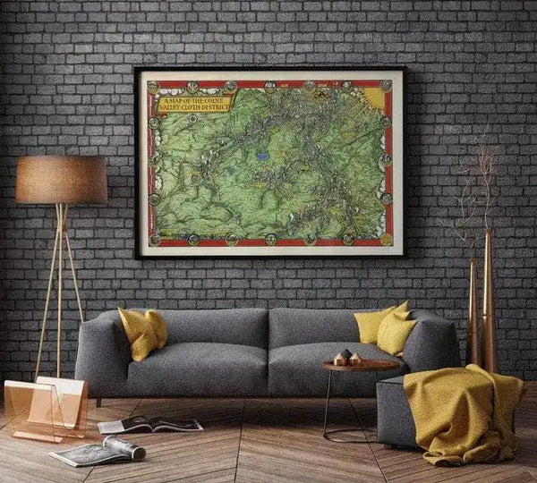Colne Valley Map Print| Art History – MAIA HOMES