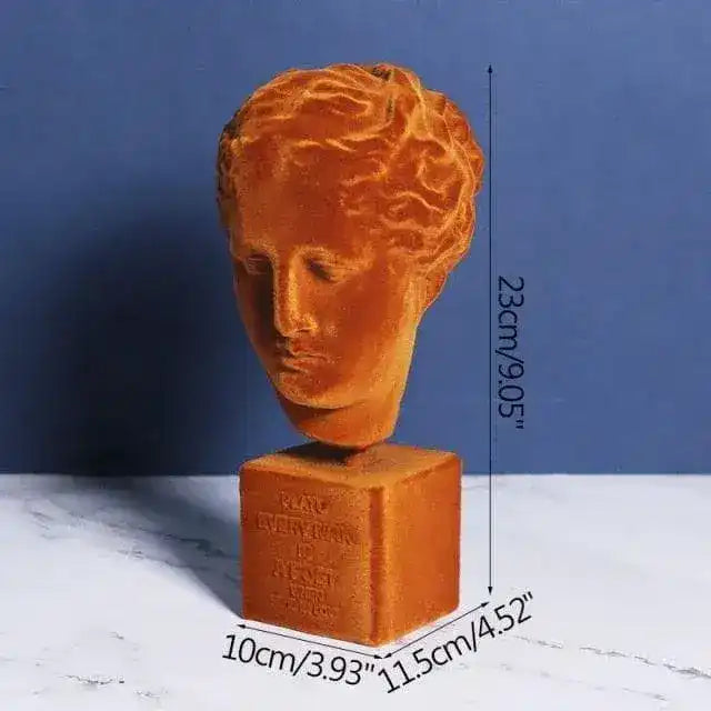 Flocking Greek Goddess Sculpture | Maia Homes – MAIA HOMES