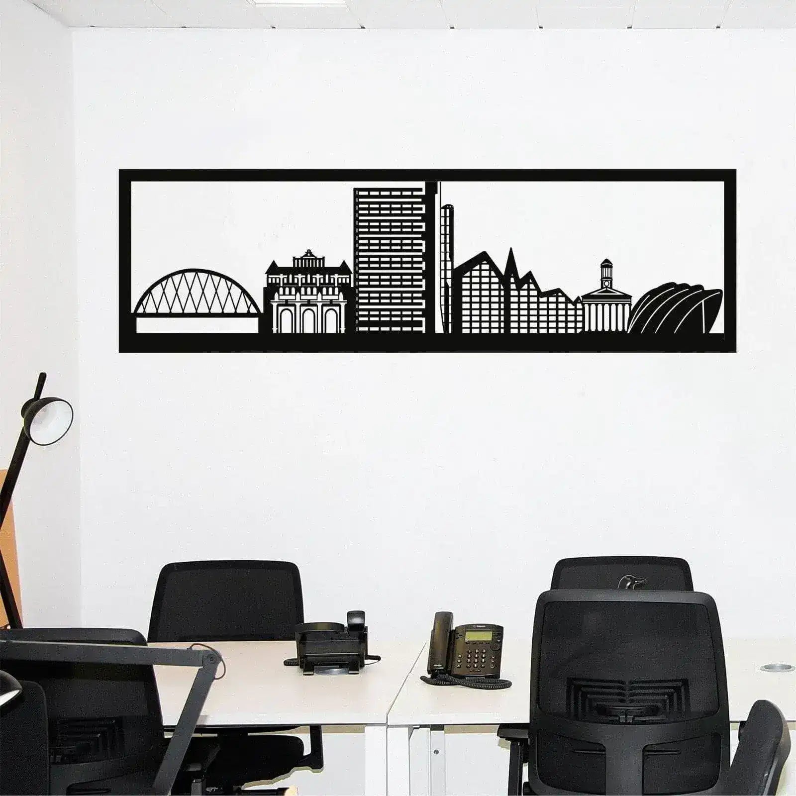 Glasgow Skyline Metal Wall Art | MAIA HOMES