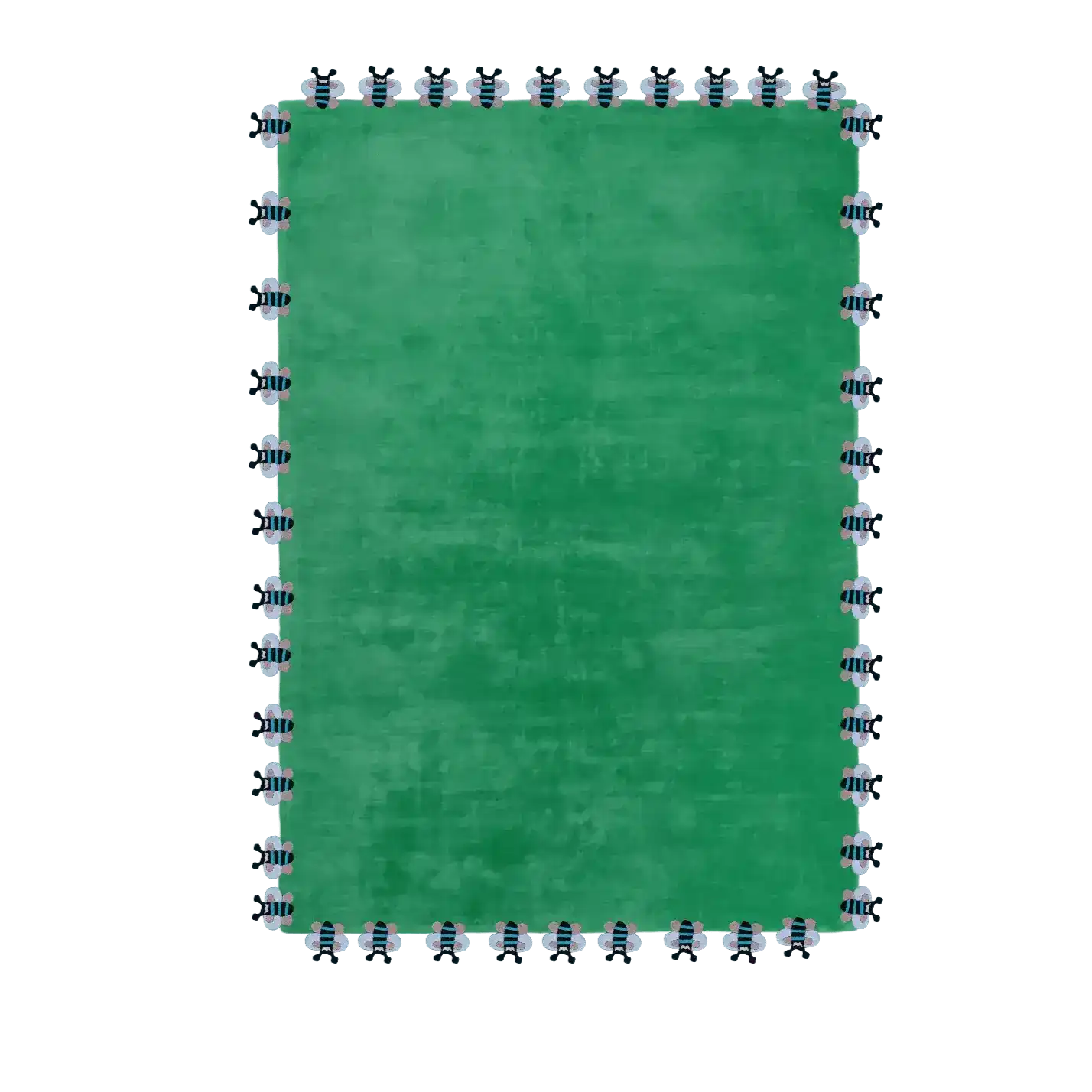 Green Bees Love Hand Tufted Wool Rug – MAIA HOMES