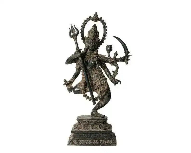 Hindu God Mahakali Dancing Statue | MAIA HOMES