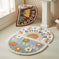Maia Fun Floral Half Moon Bath Mat Collection | MAIA HOMES
