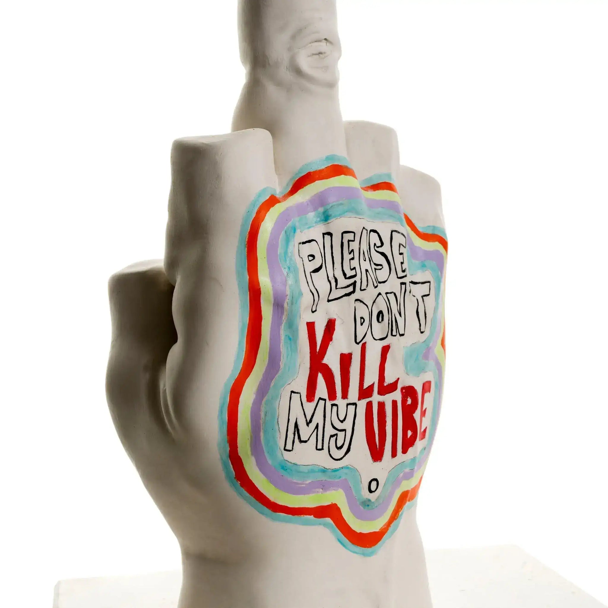 Middle Finger L.O.V.E Milan Art Nouveau Sculpture | MAIA HOMES