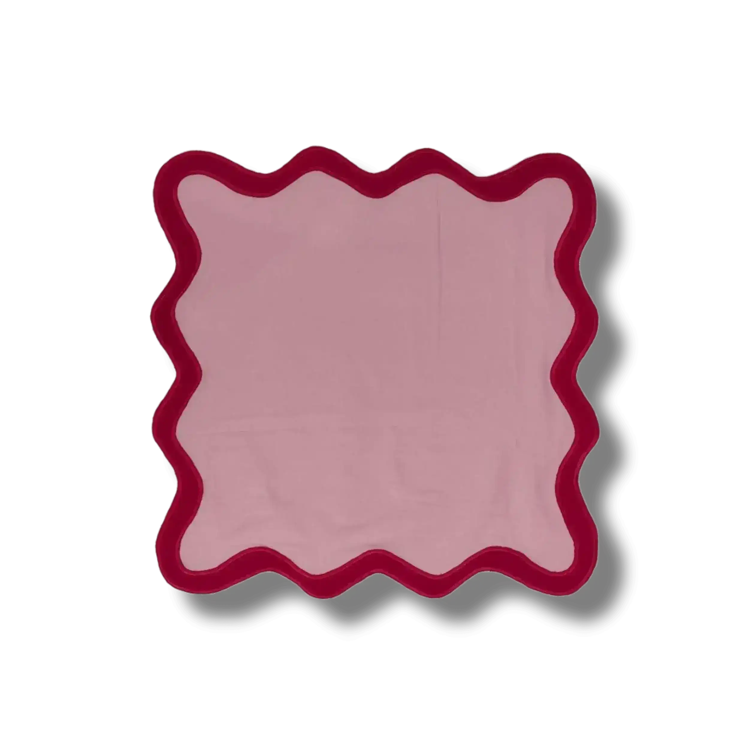 Hot Pink Square Scalloped Napkin Set of 12 – MAIA HOMES